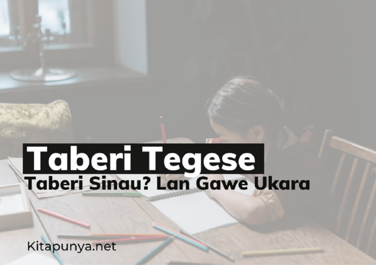 Taberi Tegese: Menjelajahi Makna dan Asal Usul Kata Jawa